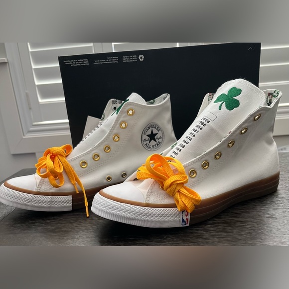 Converse | Shoes | Converse Nba Boston Celtics Chuck Taylors | Poshmark